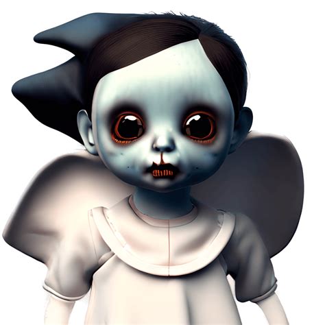 Goya Doll Gothic Horror Creepy Ghost Graphic · Creative Fabrica