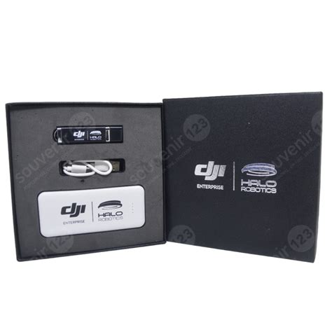 Gift Set Power Bank USB Custom Untuk Souvenir Dengan Custom Logo Di Souvenir123 Com