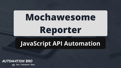 generate html report using mochawesome reporter sdet unicorns