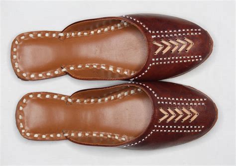 Womens Traditional Leather Slipper Very Comfortable And Etsy