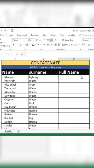 Concatenate Function In Excel Excel Tricks Advance Excel Tranding