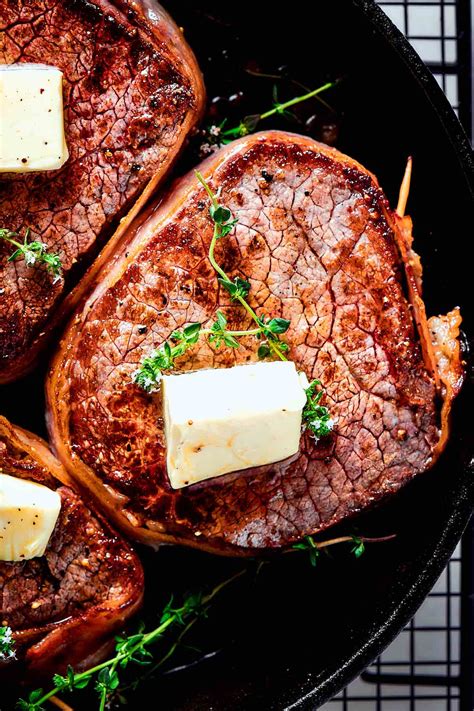 Bacon Wrapped Filet Mignon {under 20 Minutes} The Big Mans World