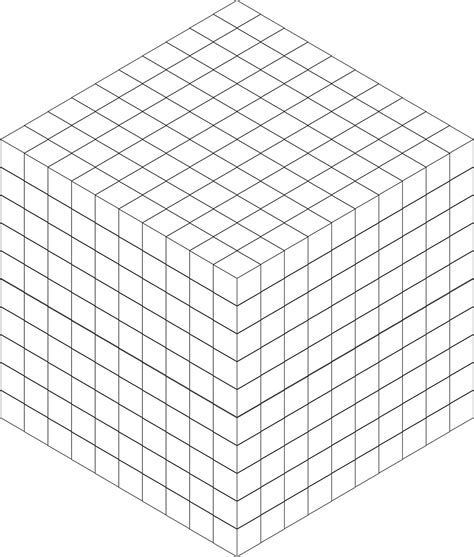 Base Ten Cube Clipart