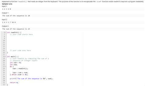 Solved Programming Language C The Code That Is There