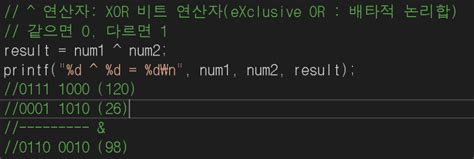 C 연산자 easydong