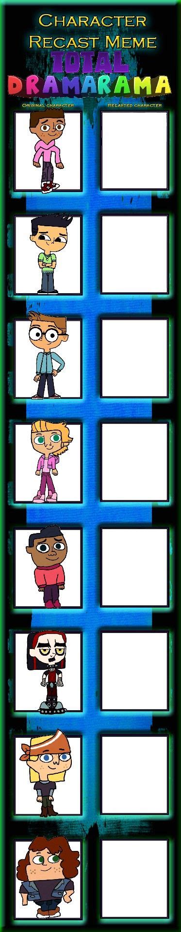 Pin By Paula Happy On Recast Total Dramarama On Deviantart Blank