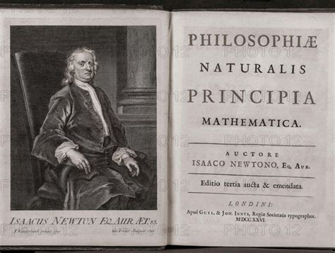 Philosophiæ Naturalis Principia Mathematica Or Mathematical Principles