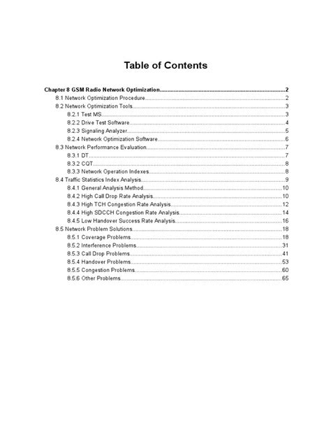 Chapter 8 Gsm Radio Network Optimization Pdf Cellular Network Antenna Radio