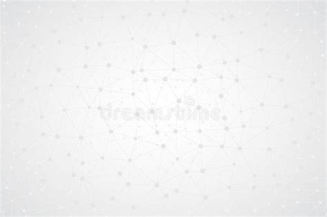 Vector Connection Structure Background Stock Vector Illustration Of