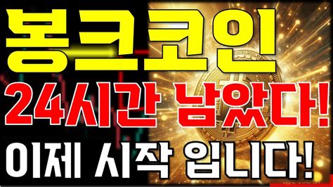 봉크코인 분석 🔥 업비트 상장 아직 시작 안했습니다🔥 상장빔 더 쏴야죠 개미털기 구간🔥 Youtube