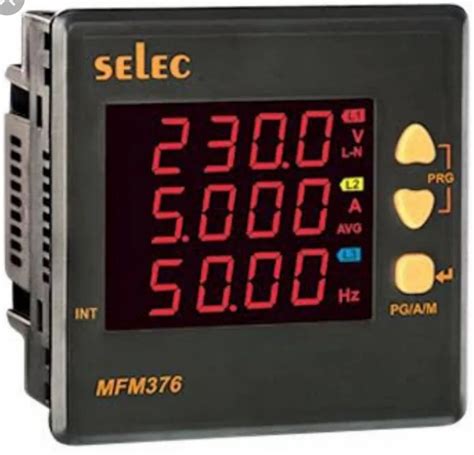 Single Phase Selec MFM C Multifunction Meter At Piece In Kolkata