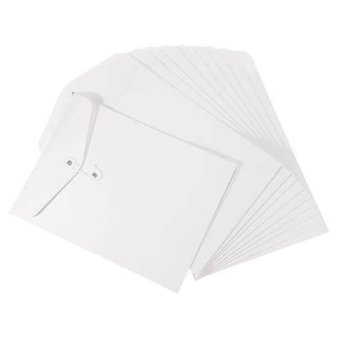 10pcs String Envelope File Folders A4 Document Holder Filing Jacket White Bed Bath And Beyond