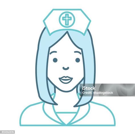 아름 다운 아바타 캐릭터 간호사 간호사에 대한 스톡 벡터 아트 및 기타 이미지 간호사 건강관리와 의술 건강한 생활방식