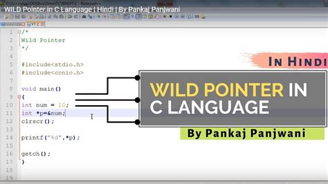wild pointer in c language hindi by pankaj panjwani youtube