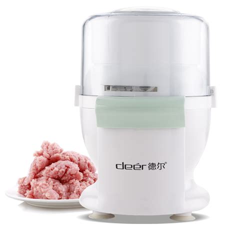 Deer 德尔CP 411 1绞肉机 家用迷你电动 宝宝辅食料理机 婴儿 苦作舟勤为径