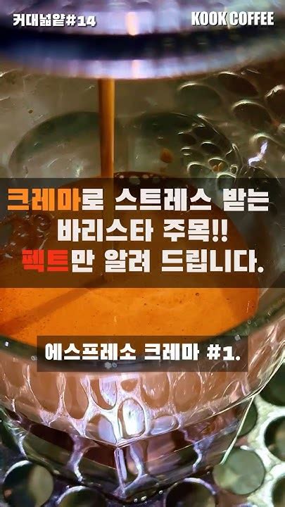 크레마 팩트만 알려 드립니다 Coffee 커피 핸드드립 홈바리스타 에스프레소 Espresso Crema Youtube