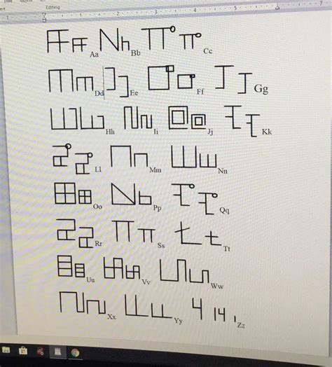 Gem Alphabet Breakdown Steven Universe Amino