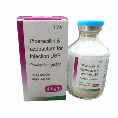 4 5gm Piperacillin Tazobactam Injection At ₹ 85 Box Inj Piperacillin Tazobactam In Roorkee