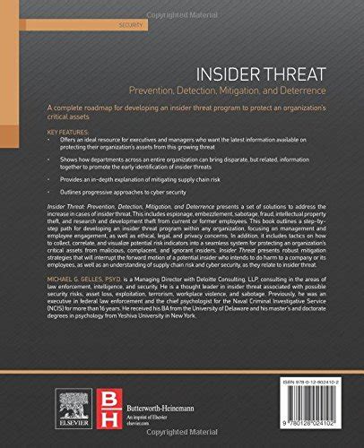 Insider Threat Prevention Detection Mitigation And Deterrence Critical Criminology