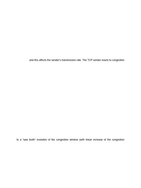 Tcp Congestion Control Algorithms Pdf Transmission Control Protocol