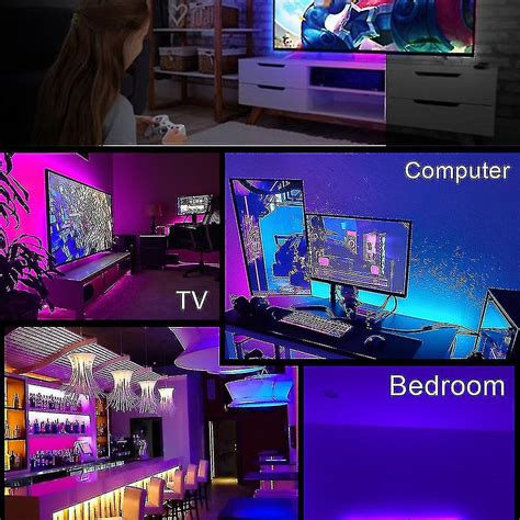 Led Strip Light Usb Bluetooth Rgb V Led Rgb Lights Flexible Led Lamp Tape Ribbon Rgb Tv Desktop