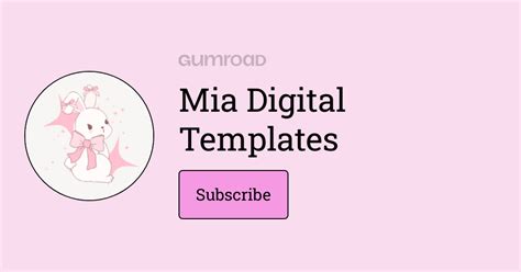 Mia Digital Templates