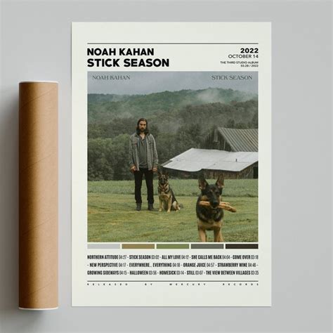 Stick Season Noah Kahan Wall Art Etsy
