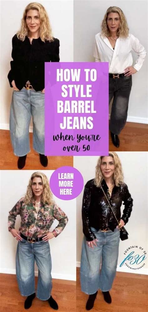 The Best Barrel Jeans For Women Over 50 And How To Style Them Spring