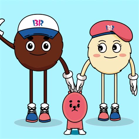 배스킨라빈스 캐릭터디자인 By 워니 노트폴리오