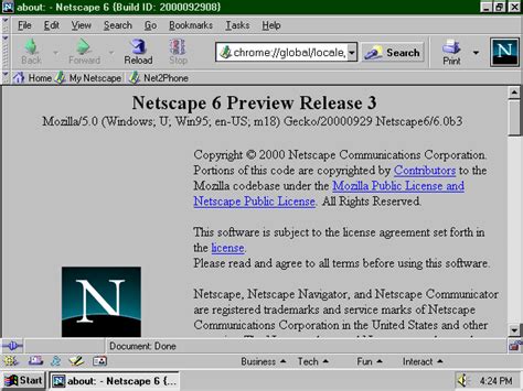 A Visual Browser History From Netscape 4 To Mozilla Firefox Part 2 The Andrew Turnbull