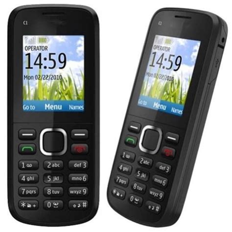 Hx Nokia C1 02 Mobile Phone Product Loud Big Font Super Long Standby Button Elderly Machine