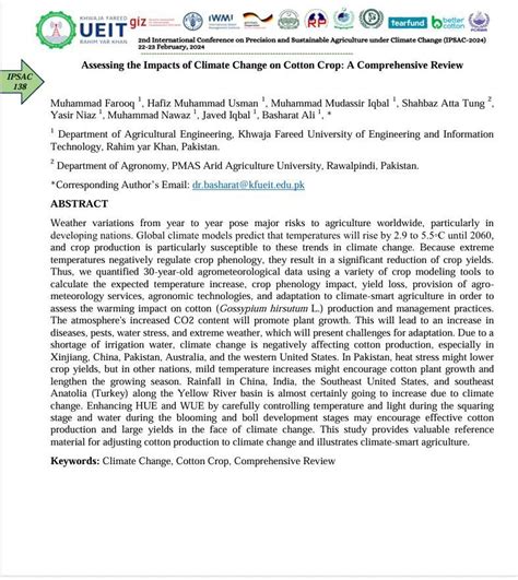 muhammad mudassir iqbal on linkedin foodsecurity environmentalimpact