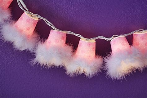 Sweetheart Plastic Cup String Lights Crafts By Amanda