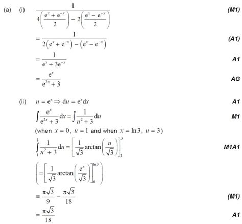 Ibdp Past Year Exam Questions Techniques For Integration Ibdp Math