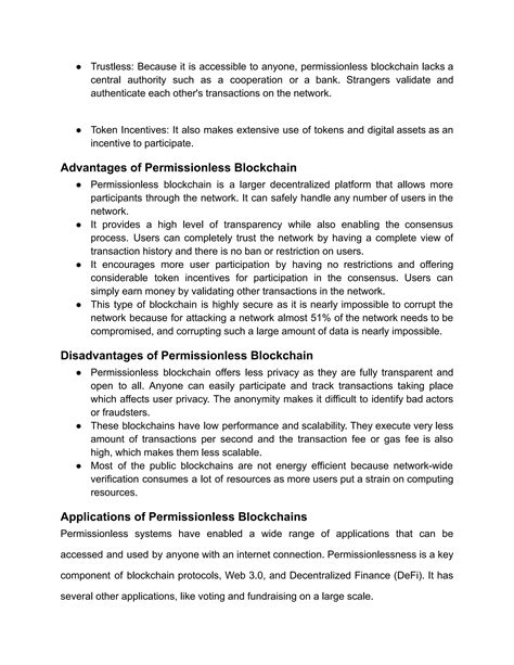 types of blockchain permissioned and permissionless pdf