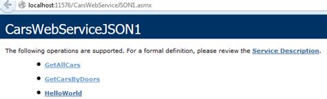 Solved Handling Json Array Returned From Aspnet Web Service With