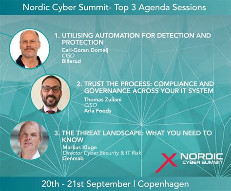 Cyber Series Regional Cyber Security Events On Linkedin Cisos Compliance Itsystem Nordiccs