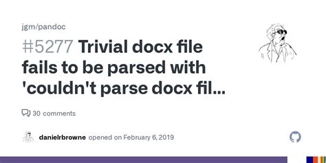 Trivial Docx File Fails To Be Parsed With Couldnt Parse Docx File