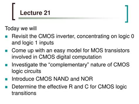 Ppt Lecture 21 Powerpoint Presentation Free Download Id928697