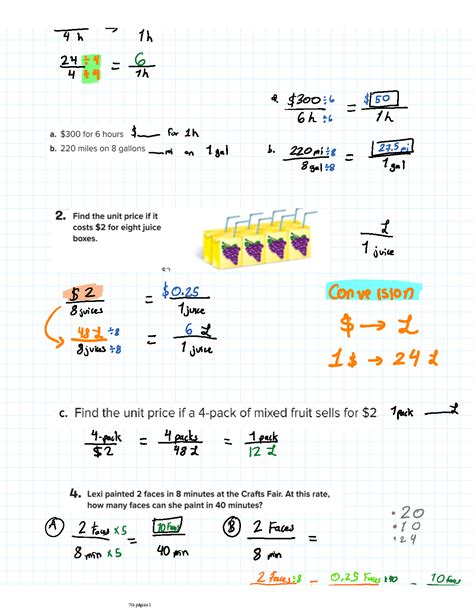 SOLUTION Find A Unit Rate Studypool