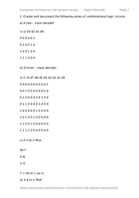 Computer Architecture Lab Session Assignment 412 Words Nerdyseal