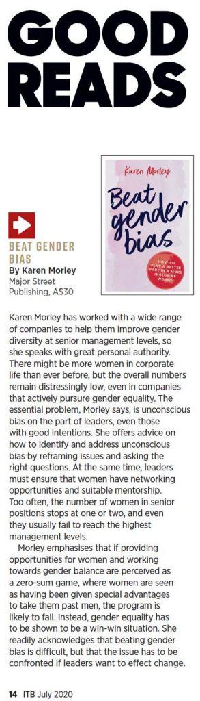 Beat Gender Bias Melbourne Leadership Coaching