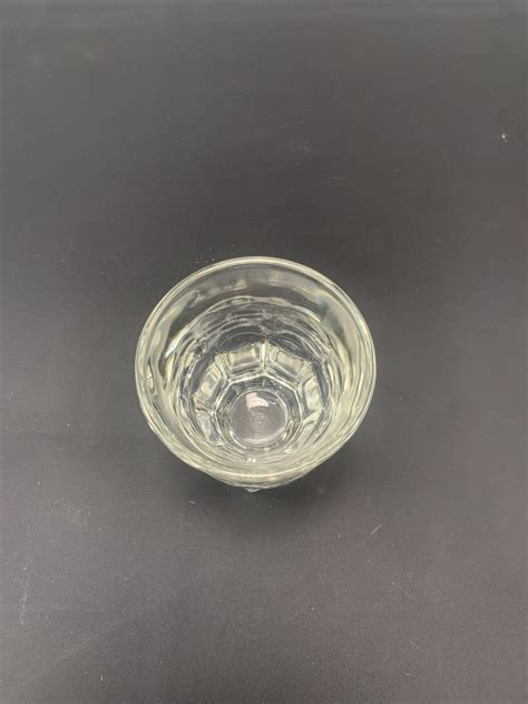 Lowball Octagonal Based Glass Picker Place