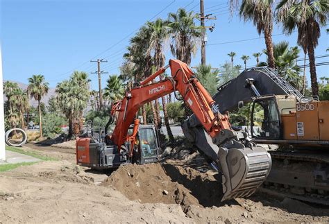 Photos Concrete Pipe Storm Drain Project Under Construction In Palm