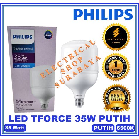 Jual Philips Lampu Led Trueforce W W Watt Putih Garansi Harga Grosir Tforce Ess