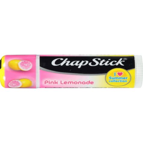 Chapstick Pink Lemonade Flavored Lip Balm Tubes 0 15 Oz Walmart