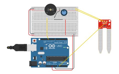 Circuit Design Water Piano Tinkercad