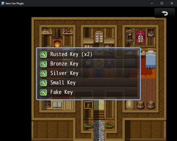 RPG Maker MZ Plugin Item Choice By WinterDream Games Creator