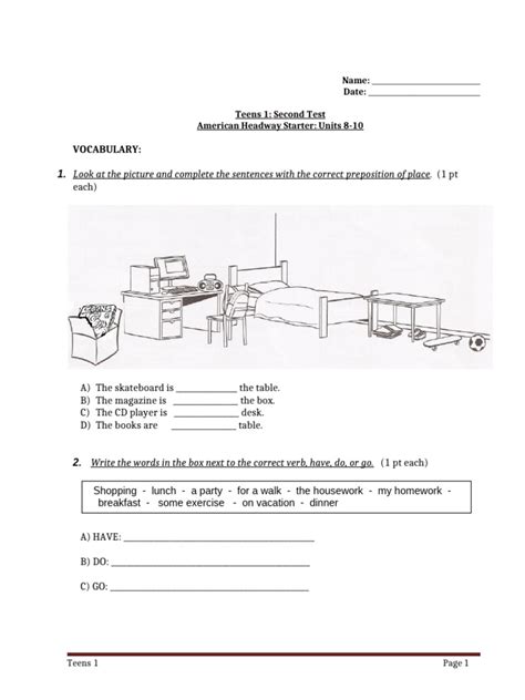 Second Test Revised Pdf Linguistic Morphology Syntax