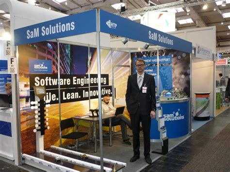 Sam Solutions On Linkedin Sam Solutions Has Its Stand Set Up At Hannover Messe Exhibition April